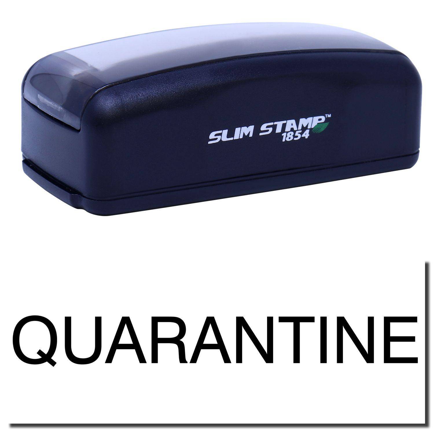 Large Pre-Inked Quarantine Stamp | Medical Stamps