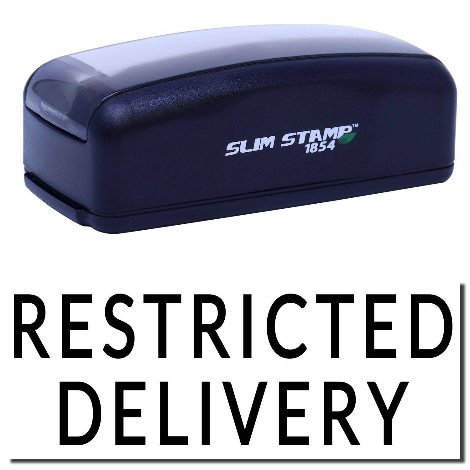 Large Pre-Inked Restricted Delivery Stamp | Engineer Seal Stamps
