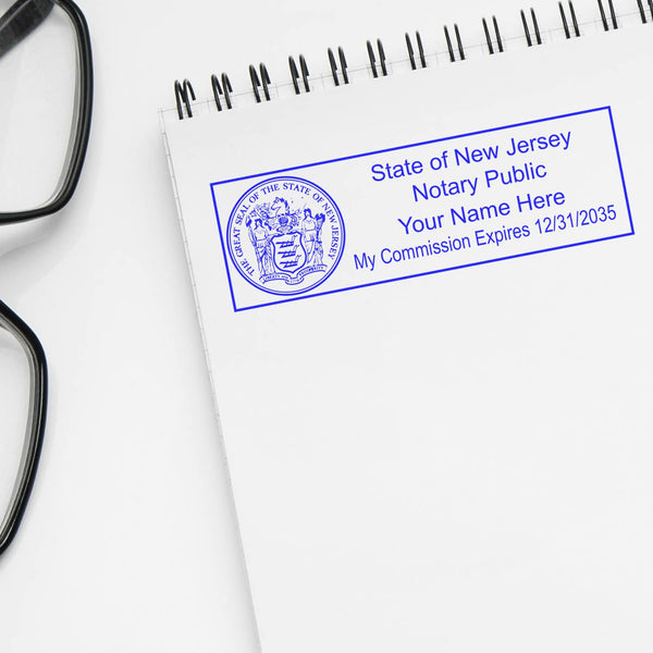 Self-Inking State Seal New Jersey Notary Stamp | Engineer Seal Stamps