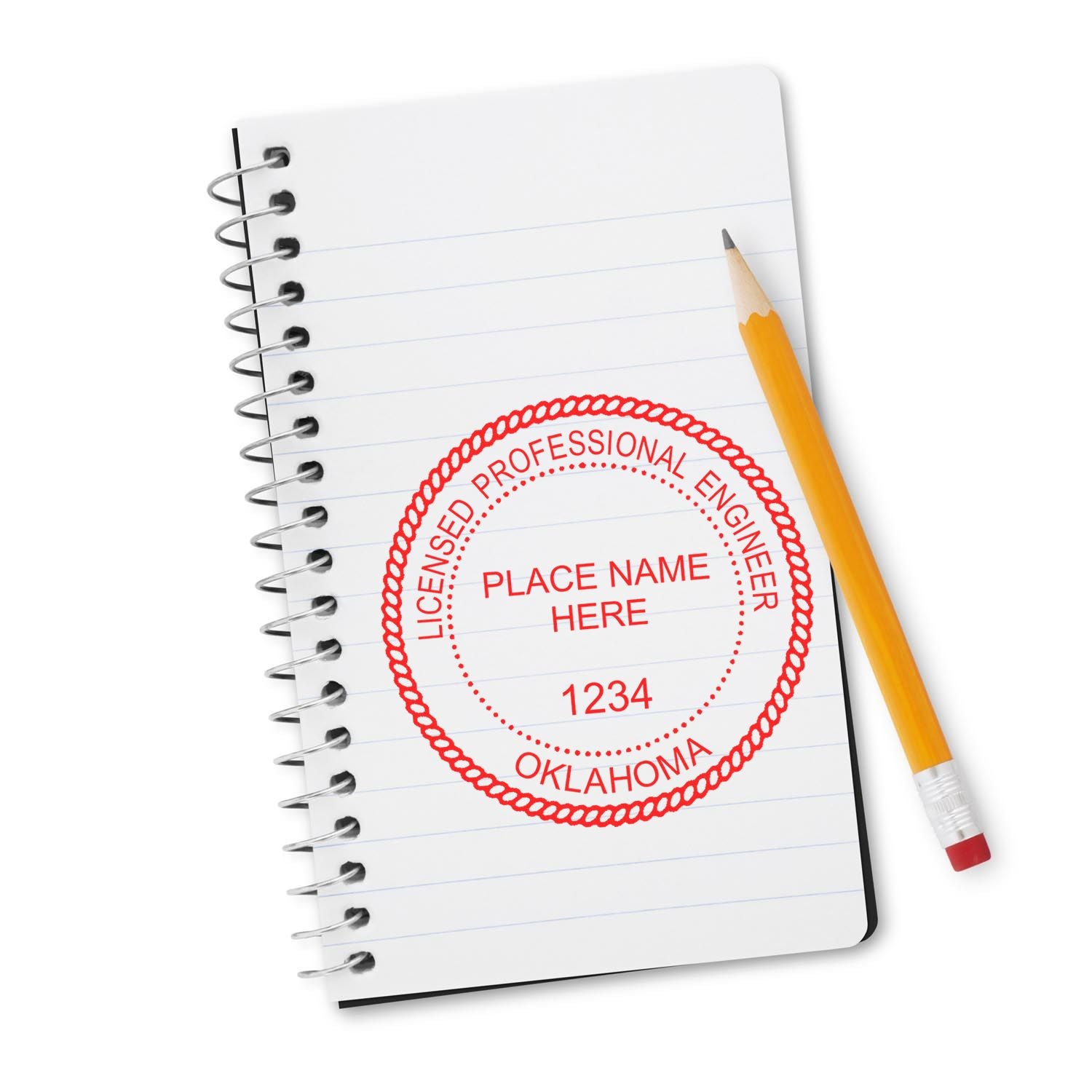 Self-Inking Oklahoma PE Stamp - State Board Approved | ESS