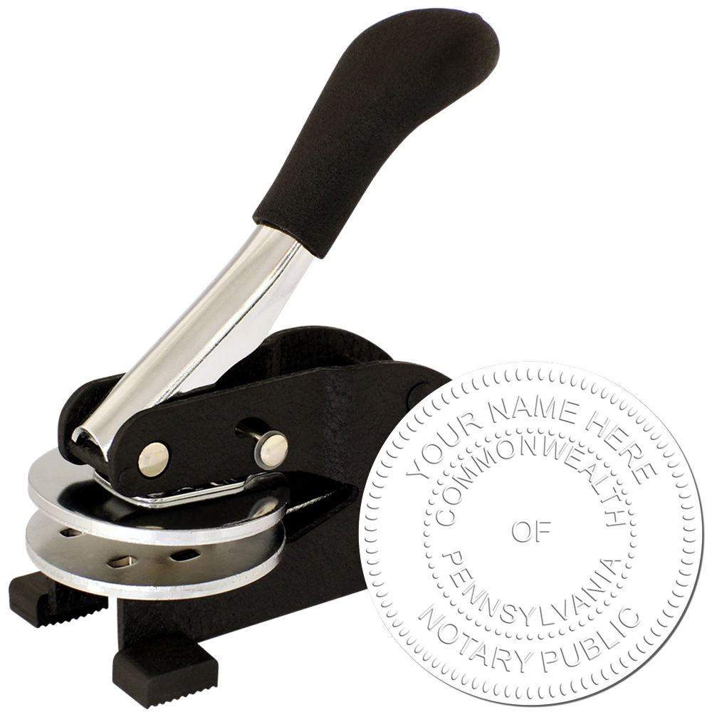Pennsylvania Desk Notary Public Seal | Desk Notary Seal for PA