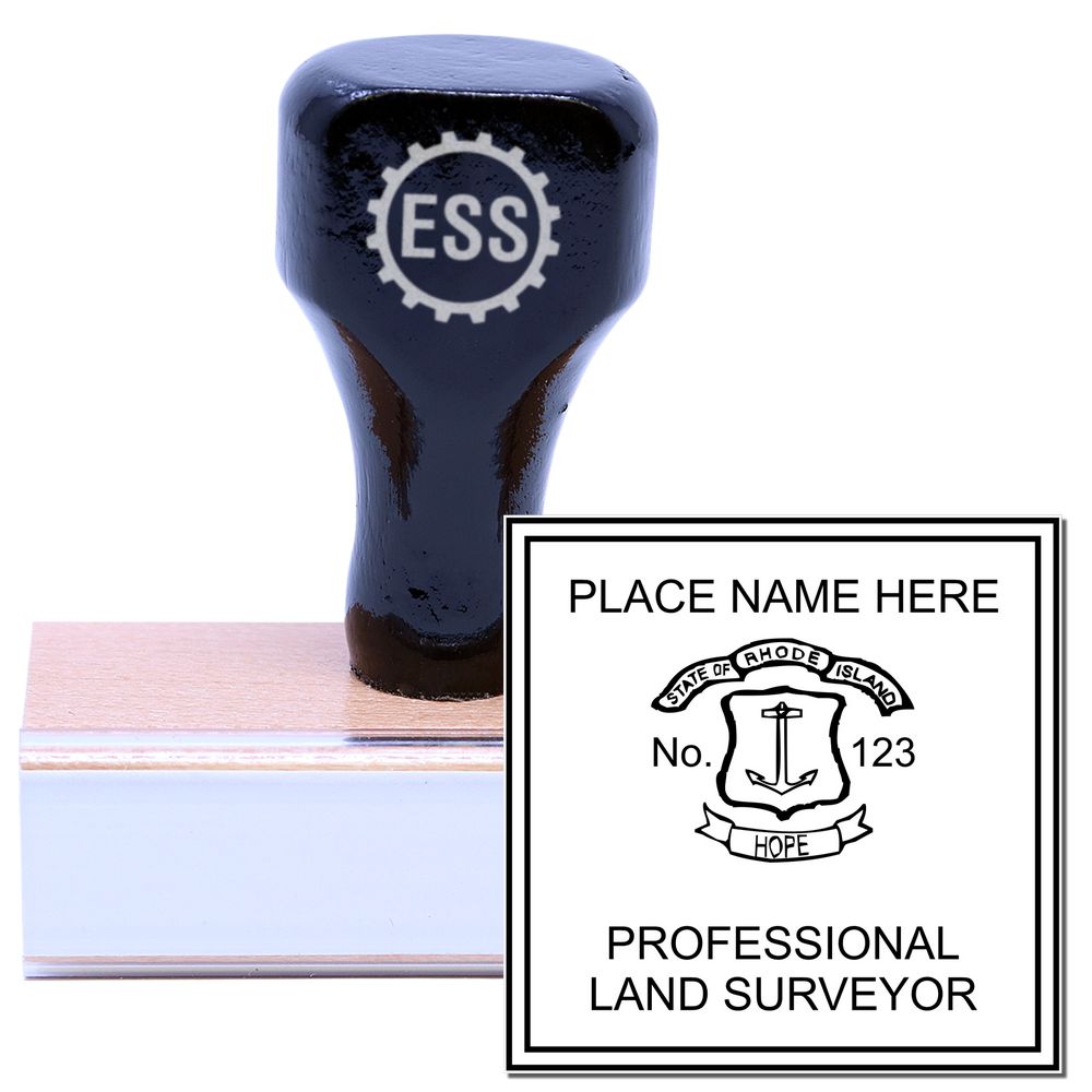 Rhode Island Land Surveyor Seal Stamp | Engineer Seal Stamps