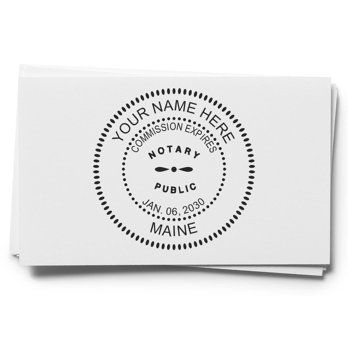 Self-Inking Notary Stamp of Seal | Round Notary Stamp | ESS