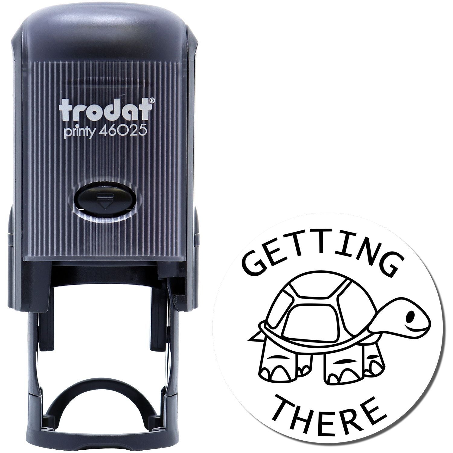 Self-Inking Round Getting There Stamp | Teacher Stamp | Engineer Seal ...