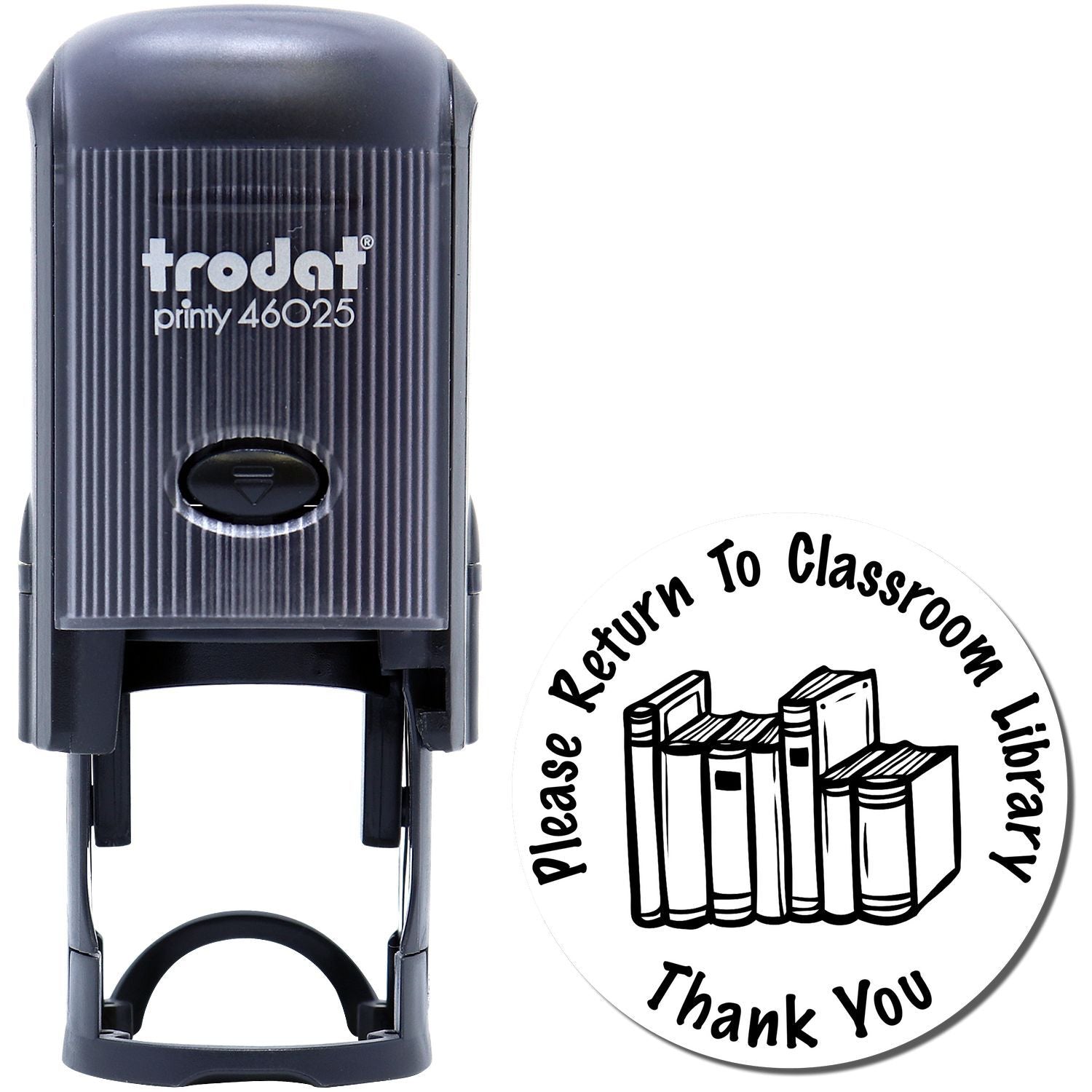 Self-Inking Round Please Return to Classroom Stamp |School Stamp ...