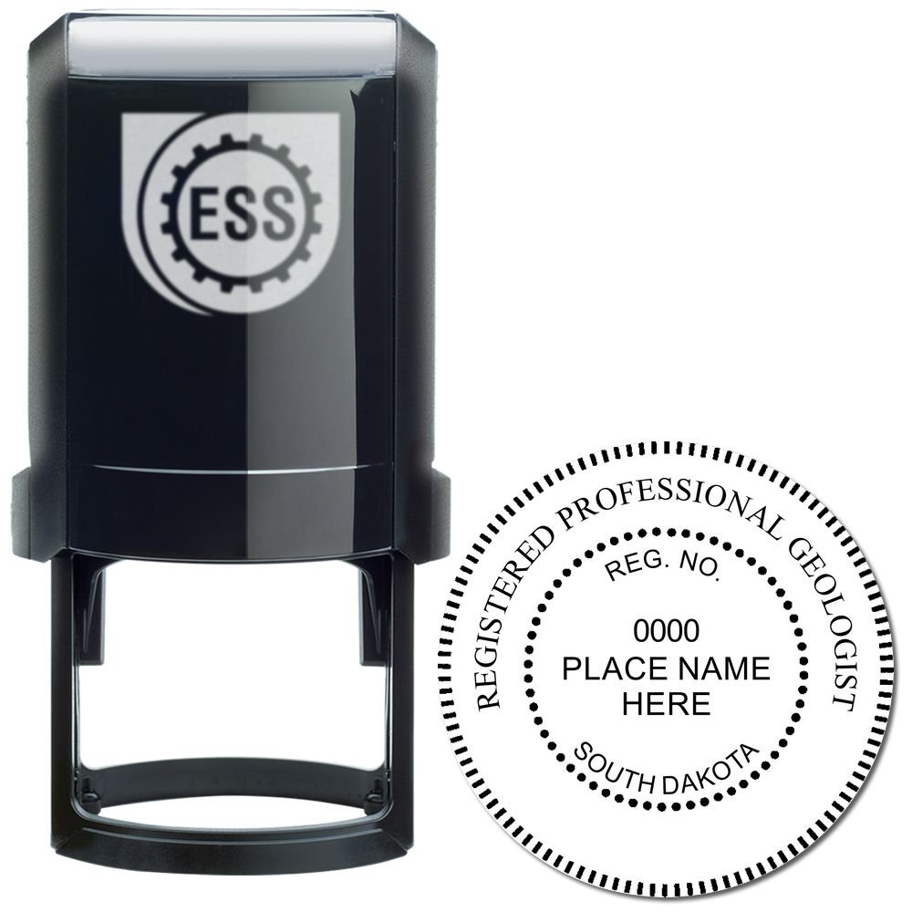 Professional Quality Self-Inking South Dakota Geologist Stamp