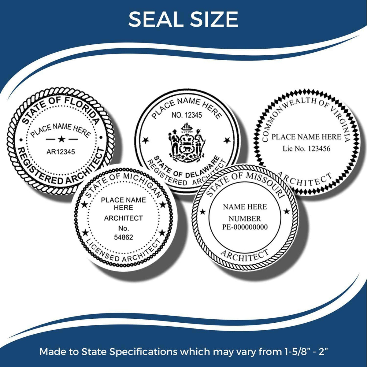 Architect Long Reach Desk Seal Embosser | Engineer Seal Stamps