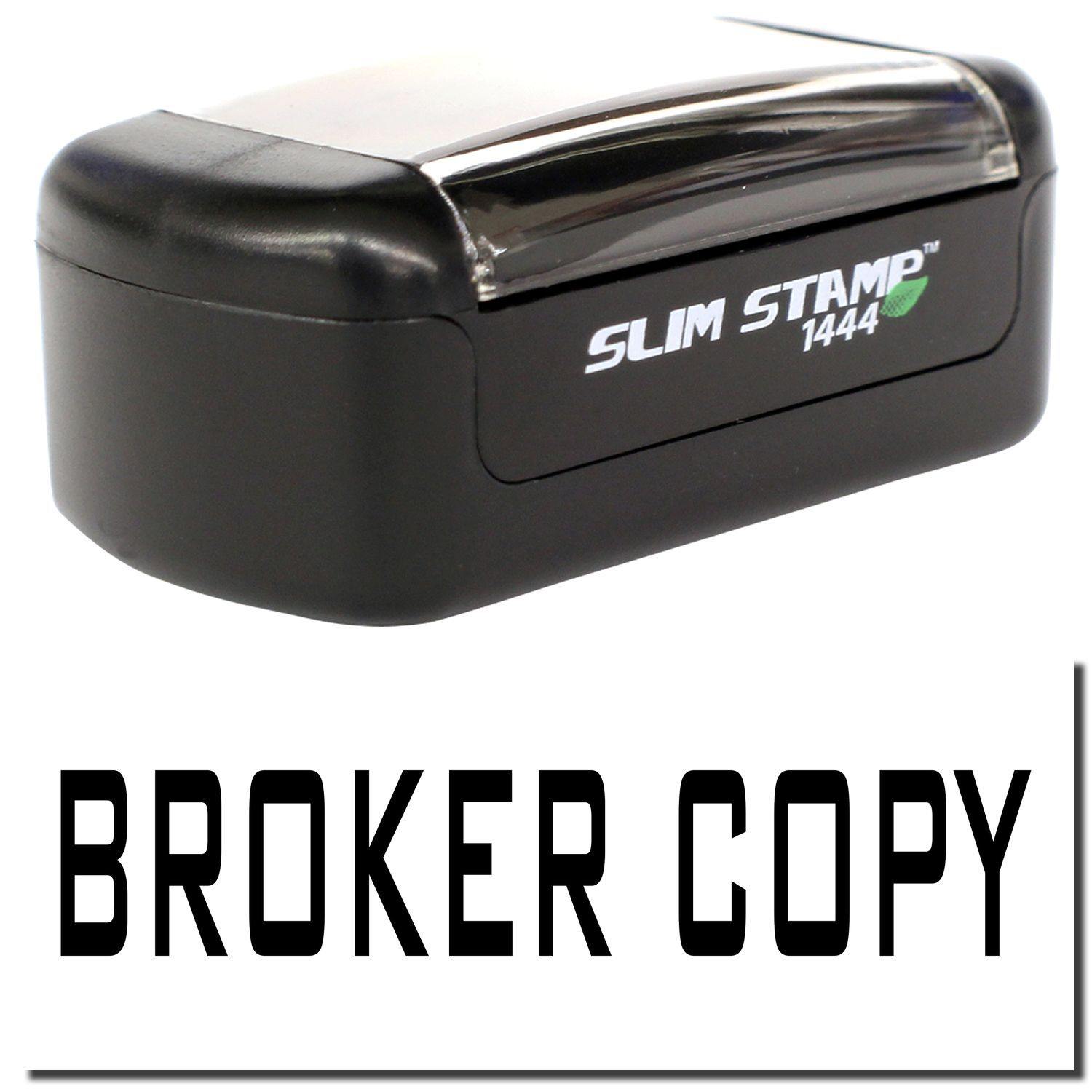 Slim Pre-Inked Broker Copy Stamp | Engineer Seal Stamps