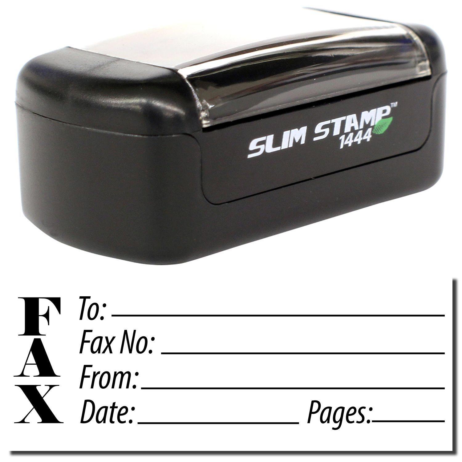 Slim Pre-Inked Fax Stamp | Engineer Seal Stamps