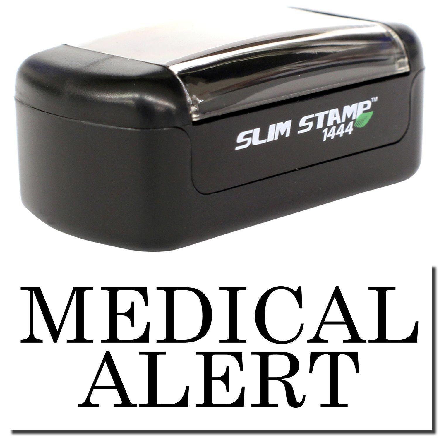 Slim Pre-Inked Medical Alert Stamp | Engineer Seal Stamps