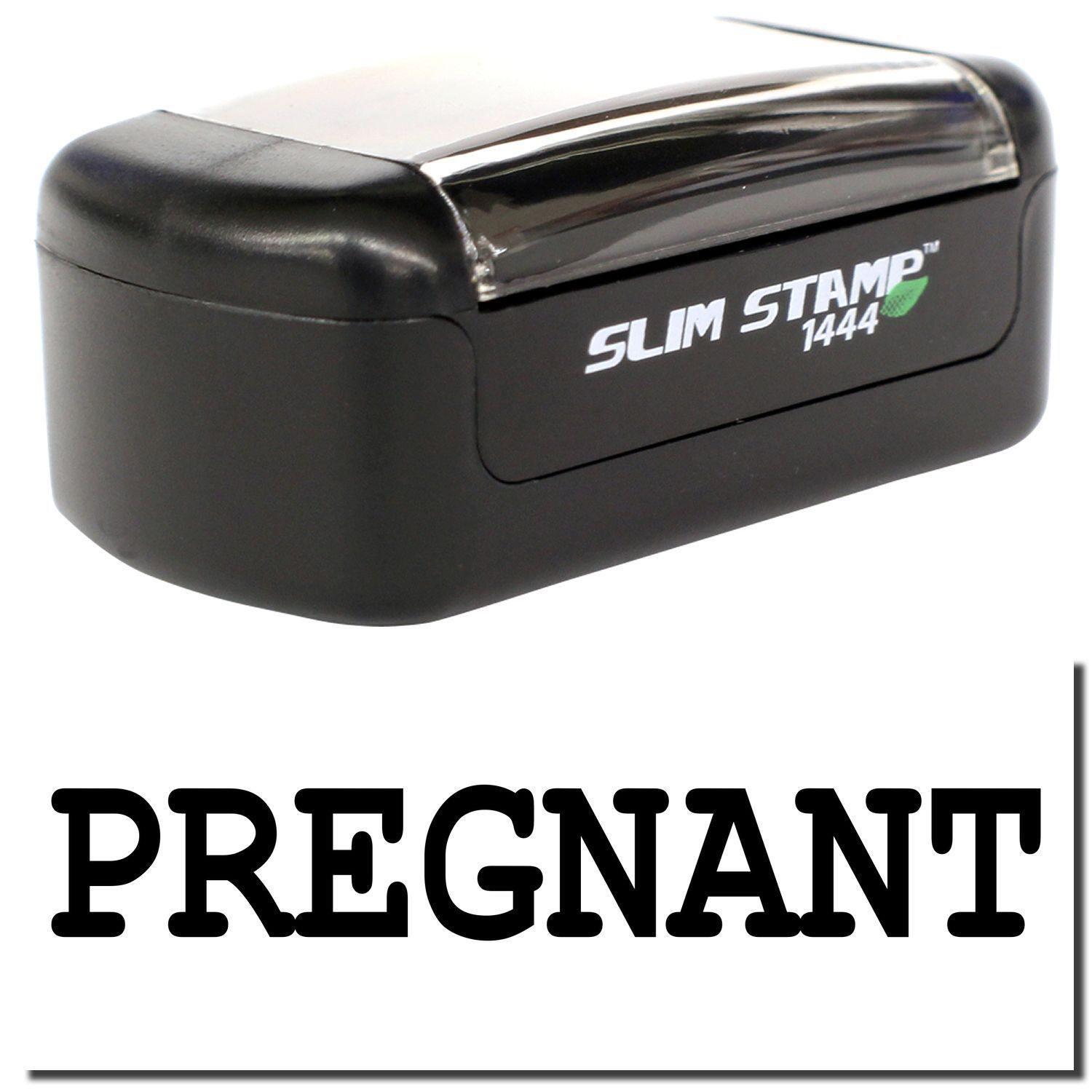 Slim Pre-Inked Pregnant Stamp | Medical Stamps | Engineer Seal Stamps
