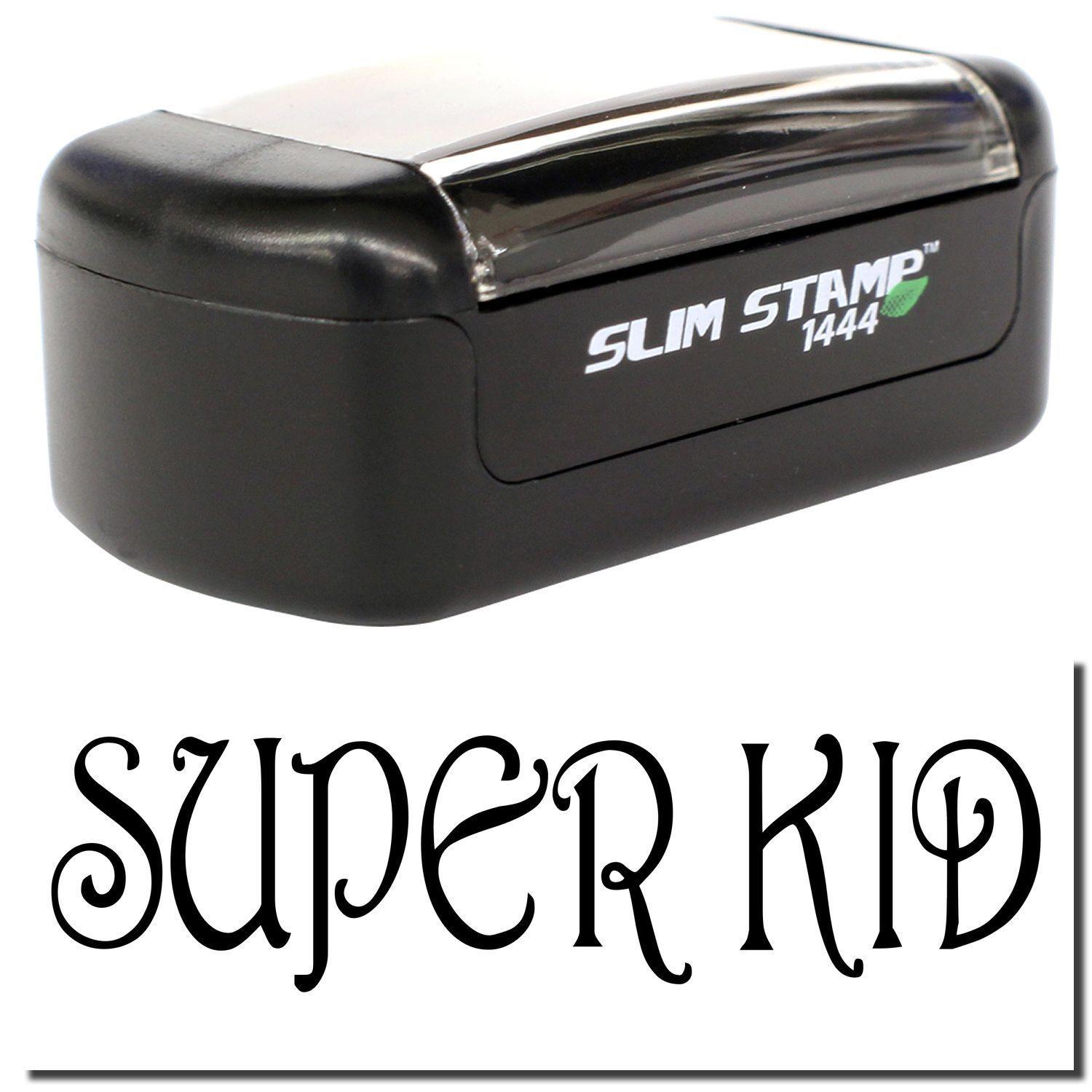 Slim Pre-Inked Super Kid Stamp | Engineer Seal Stamps