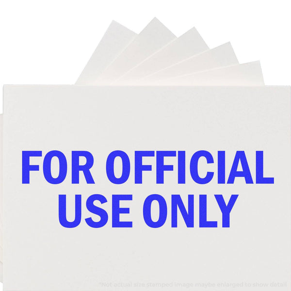 Large Pre-Inked For Official Use Only Stamp | Engineer Seal Stamps