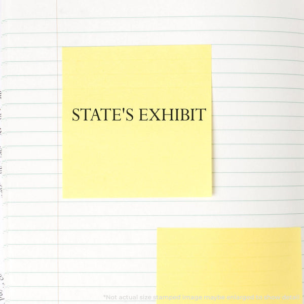 Large States Exhibit Rubber Stamp | Legal Stamps | Engineer Seal Stamp