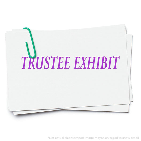 Self-Inking Trustee Exhibit Stamp | Engineer Seal Stamps