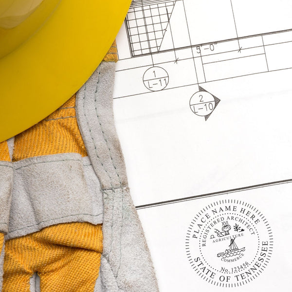 Self Inking Tennessee Architect Stamp | Architect Seals & Stamps