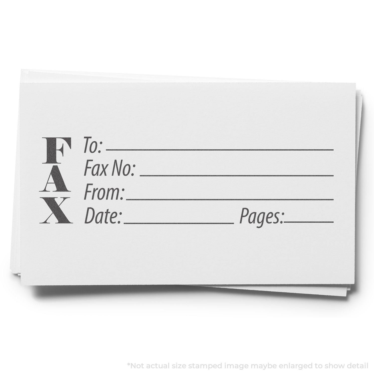 Jumbo Fax Xstamper Stamp | Xstamper Stamps | Engineer Seal Stamps